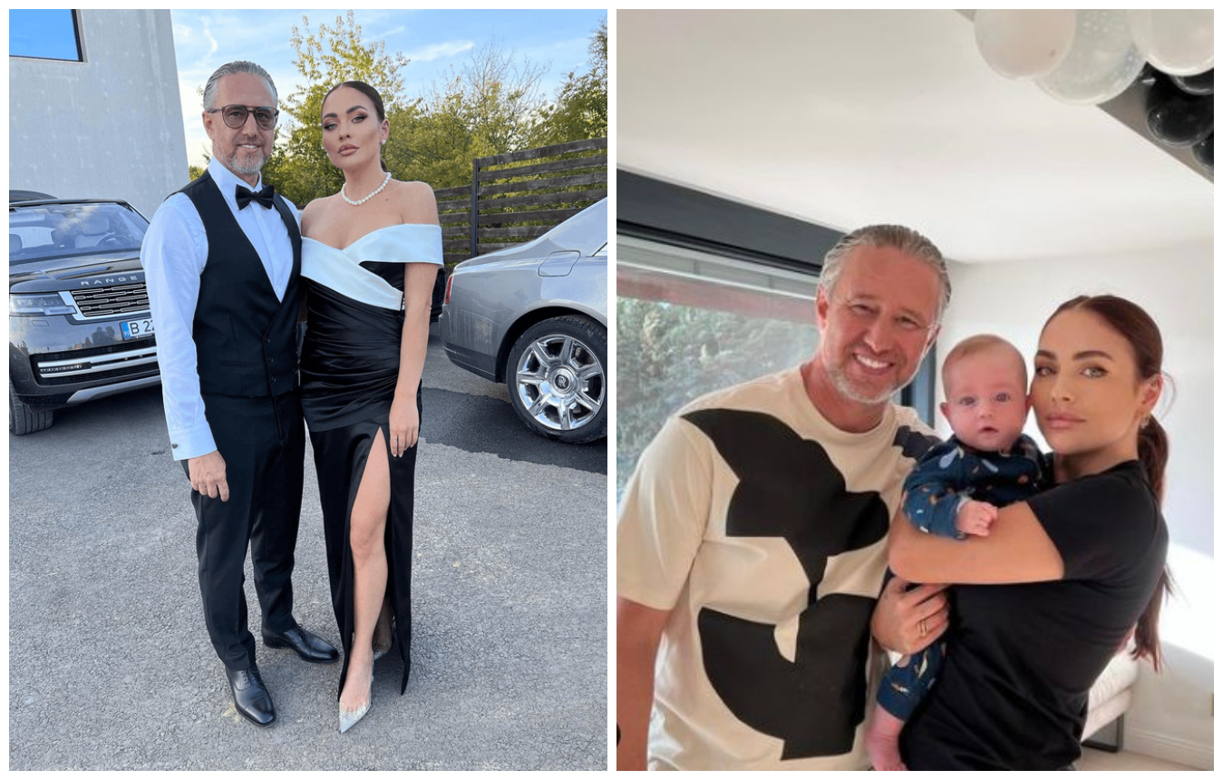 Laurențiu Reghecampf și Corina Caciuc, fotografie de familie alături de fiul lor. Fanii au ...